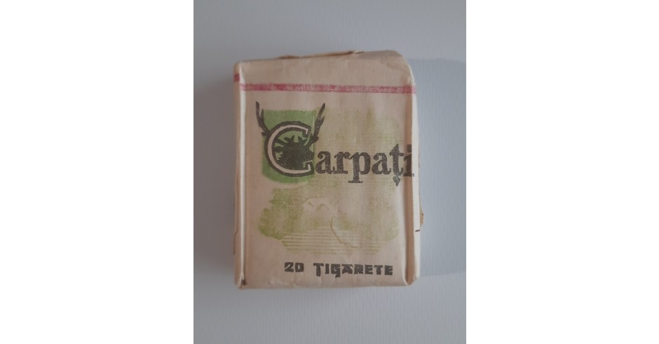 Pachet plin cu tigari CARPATI -Romania anii 1980 Sf. Gheorghe | arhiva ...