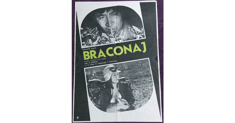 Braconaj - Afis mare cinema Romaniafilm film mongolez 1962 | arhiva ...