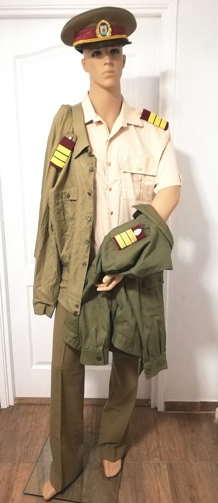 ?inuta uniforma MILITARA Kaki grad plutonier adjutant pompieri PCI anii ...
