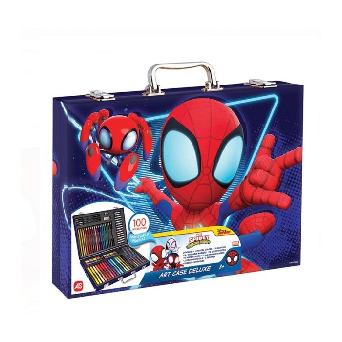 HappiHobbi Kit de Colorat Deluxe Disney Spidey cu 100 de Accesorii - AS ...