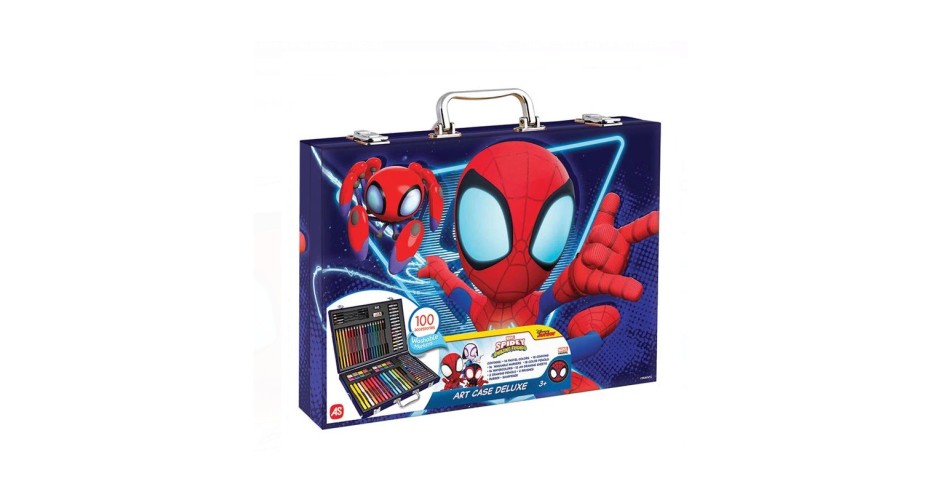 HappiHobbi Kit de Colorat Deluxe Disney Spidey cu 100 de Accesorii - AS ...
