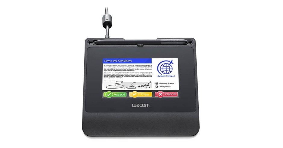 Tableta grafica Wacom 5" Signature Pad | Okazii.ro