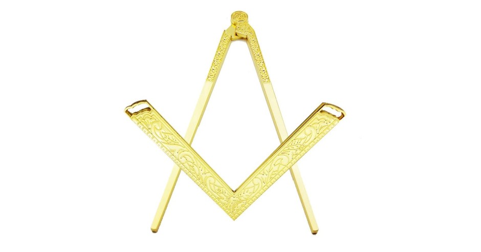 Set echer si compas obiecte ritual masonic MM522 | arhiva Okazii.ro