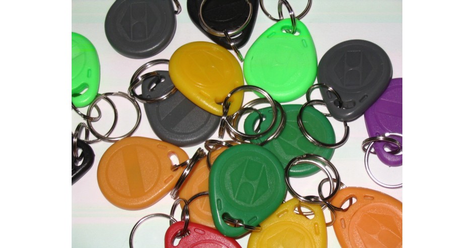 10 cartele tag magnetica interfon acces control insriptibila rfid 125 ...