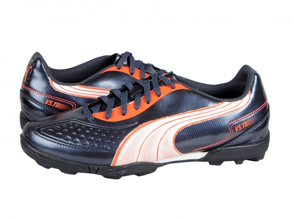 Ghete fotbal Puma V5.11 TT charcoal-white-fluo peach 10233906 | arhiva ...