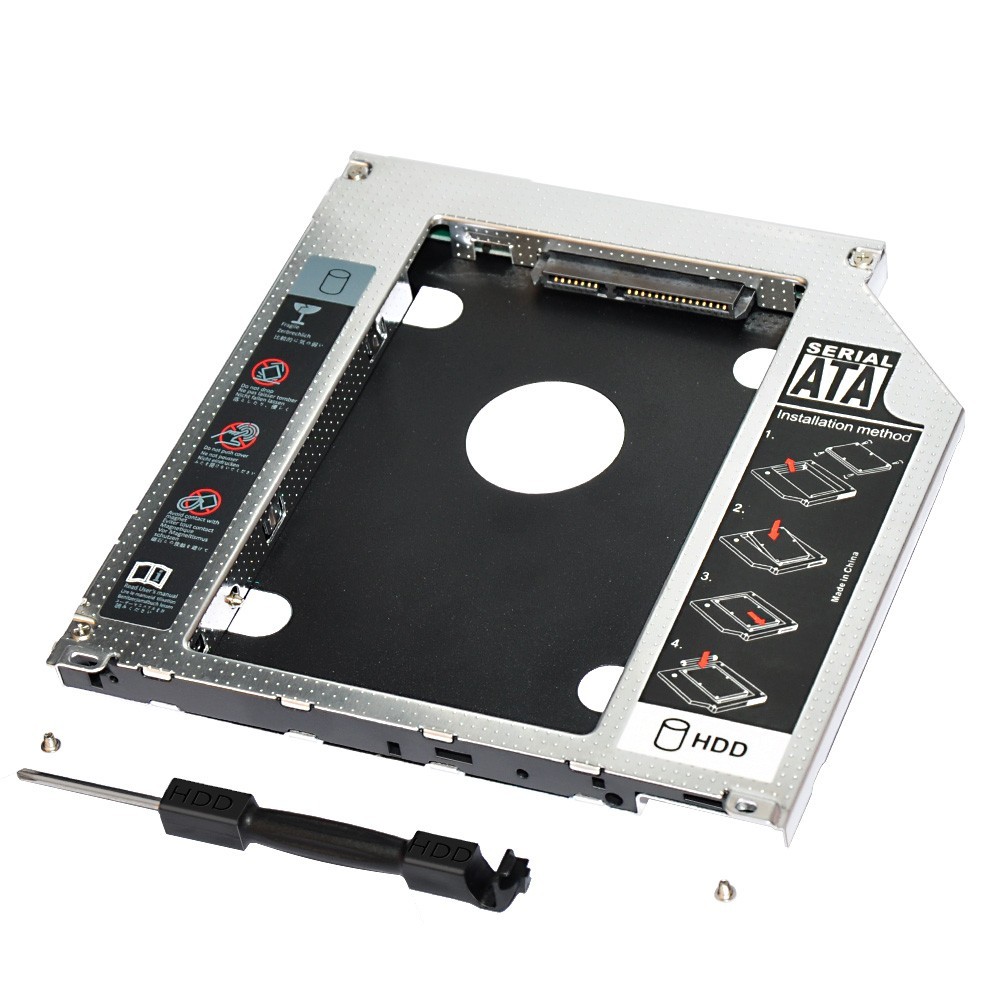 HDD/SSD Caddy 12.5mm Sata, cadru de montare pe unitatea hard disk ...