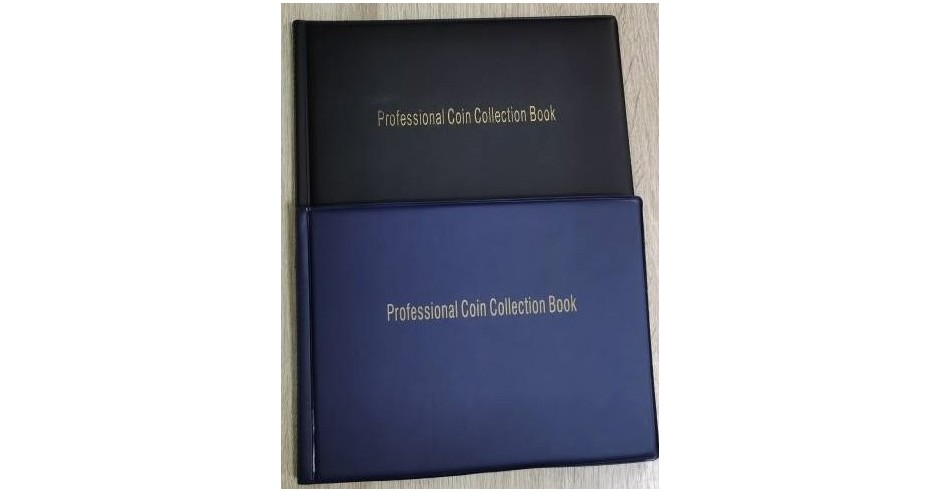 Album clasor monede cu 240 spatii monede numismatica pret avantajos ...