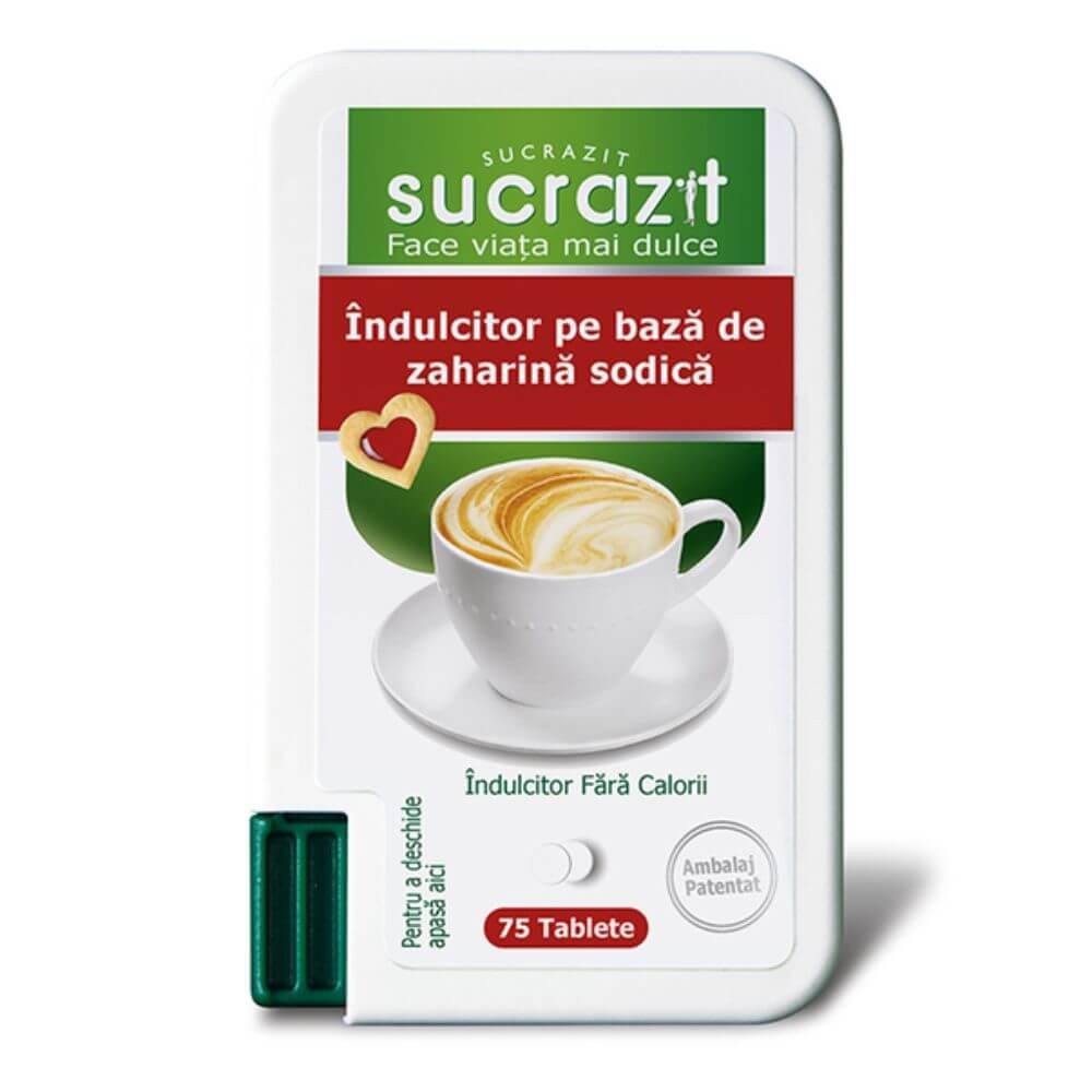 Indulcitoare Sucrazit Pocket, 75 Tablete, Tablete Indulcitoare Sucrazit ...
