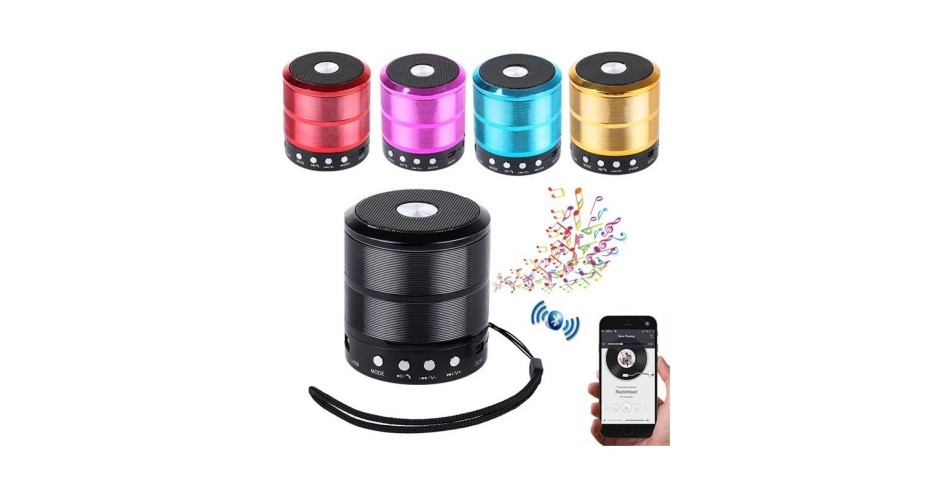 BOXA MINI SPEAKER CU BLUETOOTH, USB, CARD TF, FM RADIO / WS-887 ...