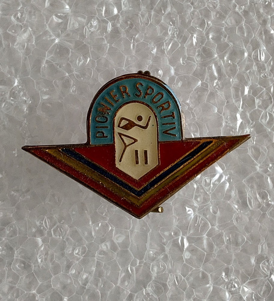 Insigna pionieri - Pionier sportiv - Clasa a II-a, Romania de la 1950 ...