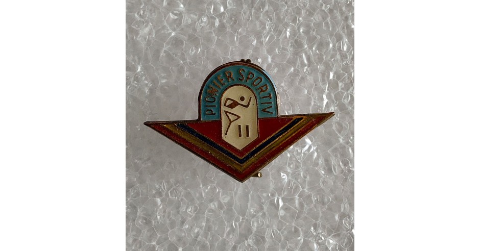 Insigna pionieri - Pionier sportiv - Clasa a II-a, Romania de la 1950 ...