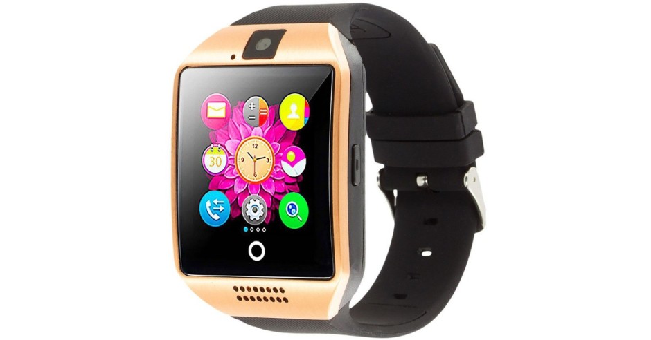 Smartwatch cu telefon iUni Apro U16, Camera, BT, 1.5 inch, Auriu ...