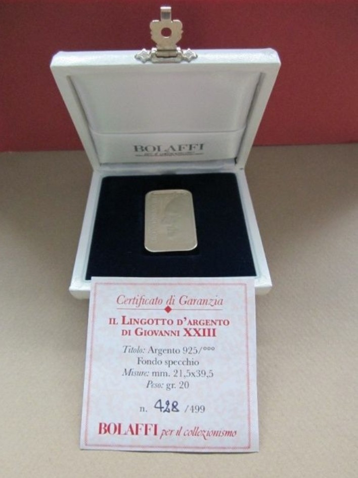 Lingou argint, comemorativ - Papa Ioan XXIII - editie limitata | arhiva ...