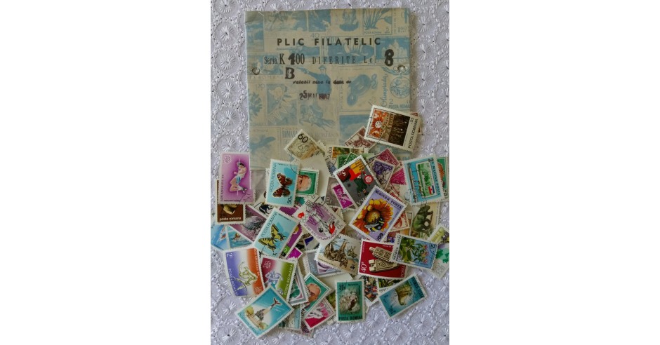 Plic cu timbre straine si Romane?ti | arhiva Okazii.ro