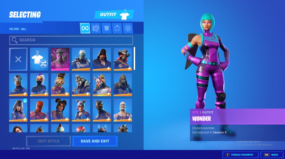 Vand cont de Fortnite cu Wonder skin | arhiva Okazii.ro