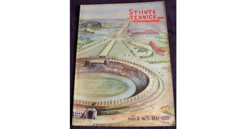 STIINTA SI TEHNICA Nr 5 / 1953 grafica proletcultism, ilustratori ...
