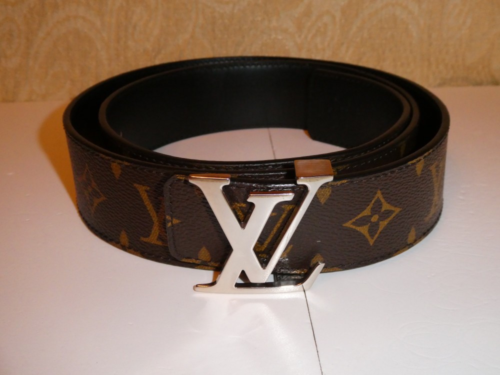 CUREA LOUIS VUITTON - LV M9821 - Reversibila Maro/Negru - 100/40cm ...