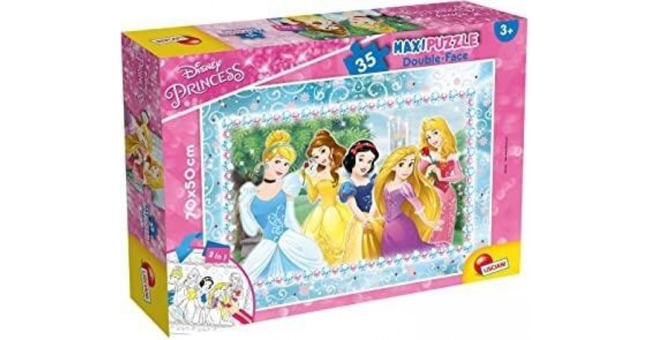 Puzzle de colorat maxi - Printese minunate (35 piese) | arhiva Okazii.ro