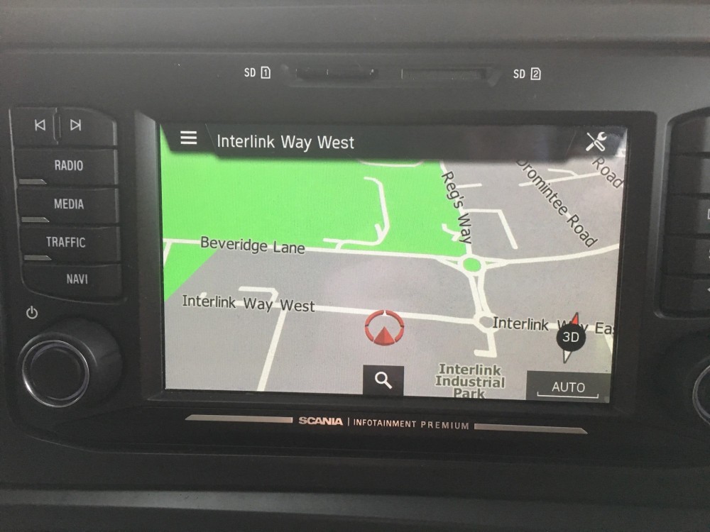 Card navigatie Scania Harta Europa + Romania Camion Scania 2022 ...