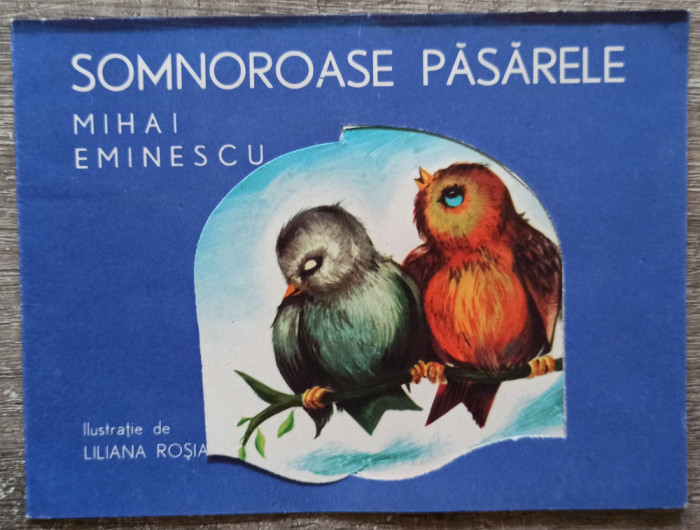 Somnoroase pasarele - Mihai Eminescu// ilustratie Liliana Rosia | Okazii.ro