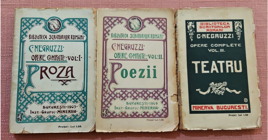 Opere complete 3 Volume. Inst. Grafic Minerva, 1905;1909;1912 - C ...