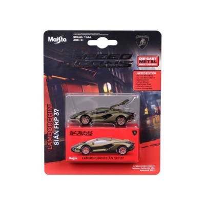 MAISTO MASINUTA METALICA SPEED ICONS LAMBORGHINI SIAN FKP 37 VERDE ...