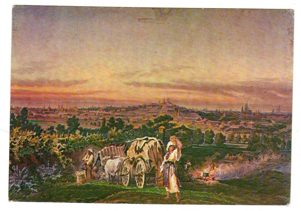 BUCURESTIUL VAZUT DIN DEALUL FILARET CAROL POPP DE SZATHMARY FOTO R ...