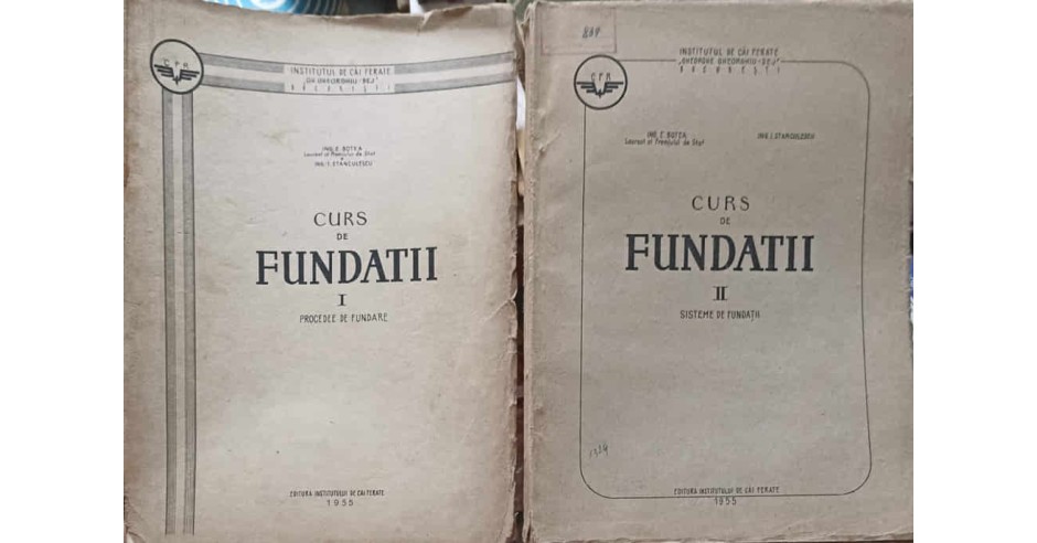 CURS DE FUNDATII VOL.1-2 PROCEDEE DE FUNDARE, SISTEME DE FUNDATII-E ...