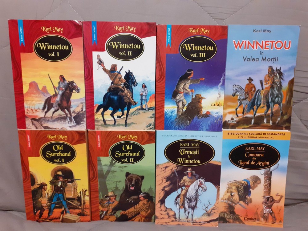 WINNETOU/OLD SUREHAND-KARL MAY (8 VOL) | Okazii.ro