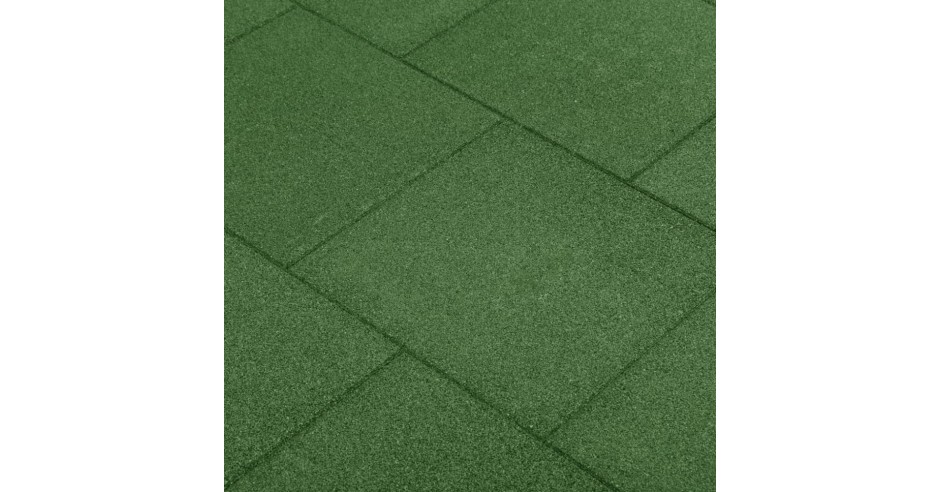 Placi de protectie la cadere 24 buc, verde, 50x50x3 cm, cauciuc ...