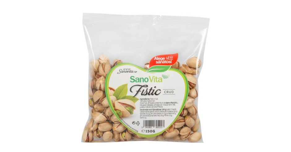 Fistic Crud Sano Vita, 150 g, Fistic Proaspat, Fistic la Punga, Fistic ...