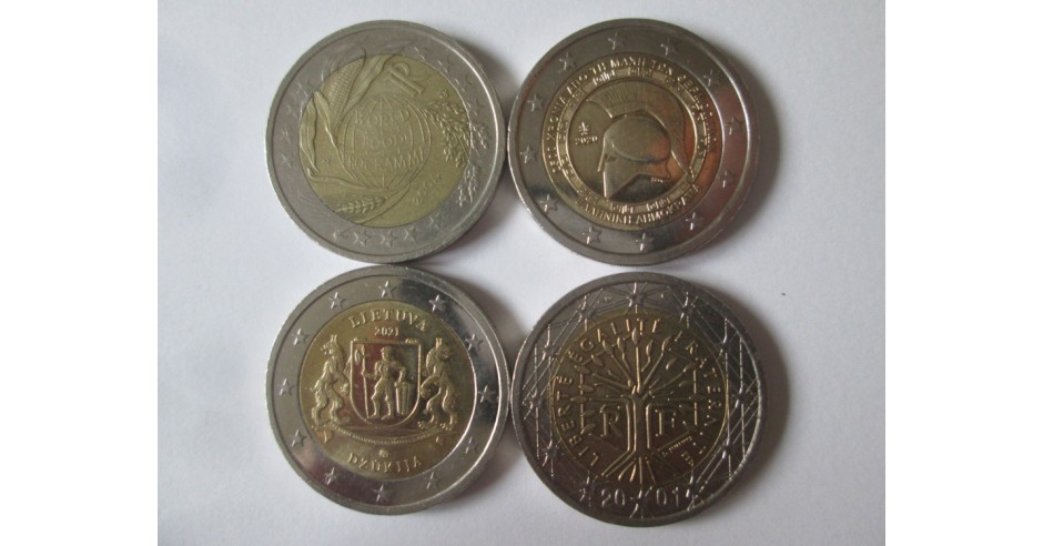 Lot 10 monede comemorative diferite 2 Euro,vedeti imaginile | arhiva ...