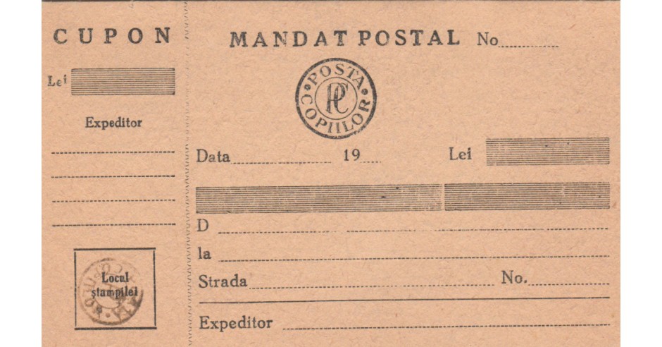 1961 Romania - Intreg postal Posta Copiilor, mandat postal necirculat ...
