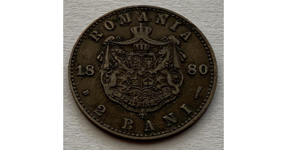 2 Bani 1880 Romania, XF | arhiva Okazii.ro