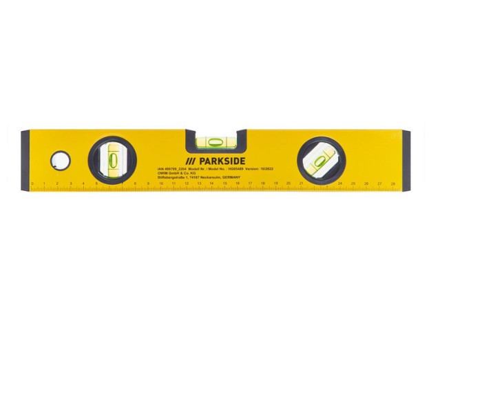 Nivela Parkside, 30 x 5 x 2 cm, pentru mas unghiurilor de 45, 90 si 180 ...