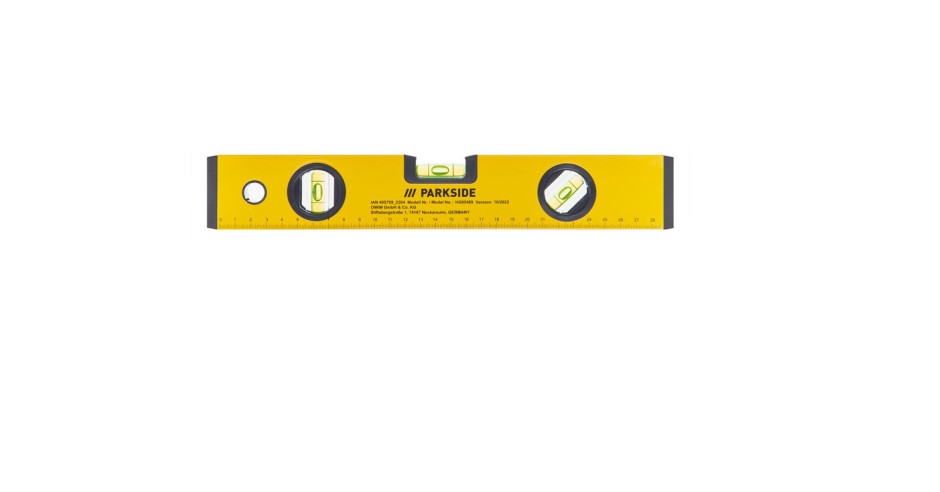 Nivela Parkside, 30 x 5 x 2 cm, pentru mas unghiurilor de 45, 90 si 180 ...