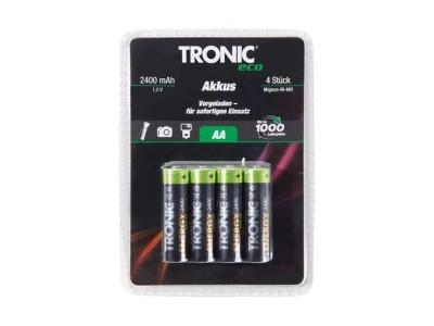 ACUMULATORI TRONIC AA R6 SET DE 4 BUC, Tip AA (R6) | Okazii.ro