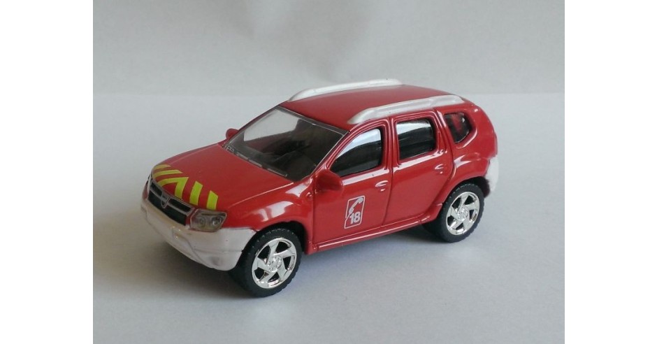 Macheta Dacia Duster Pompieri 2010 - Norev 3 inch | arhiva Okazii.ro