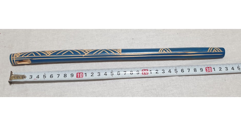 Jucarie de colectie anii 1970 - FLUIER Romanesc lucrat manual motive ...