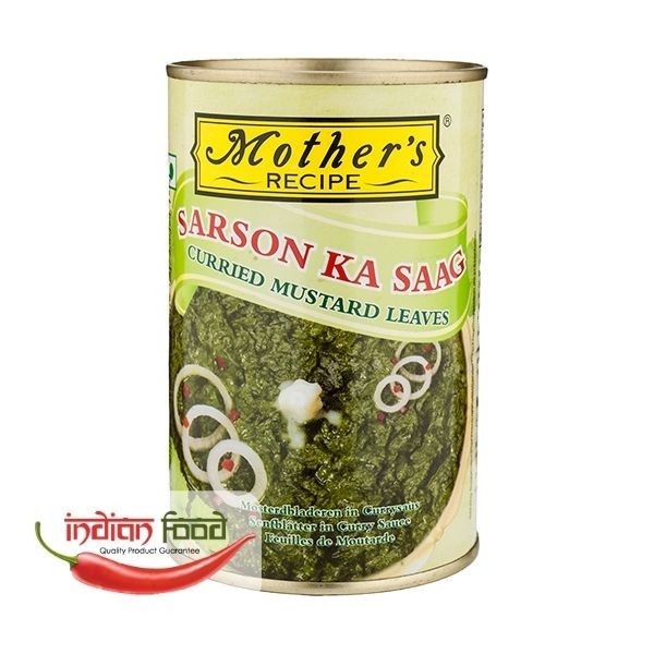Mother's Recipe Sarson Ka Saag (Frunze de Mustar in Curry Conservate ...