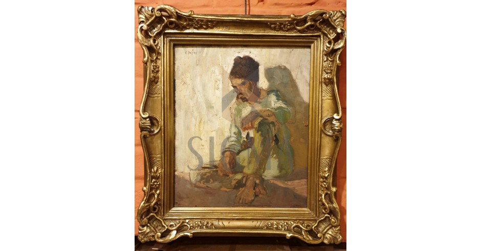 TABLOU, CONSTANTIN PASCALI ( PASCALOPOL, PASCALIS ) , " BATRAN ...