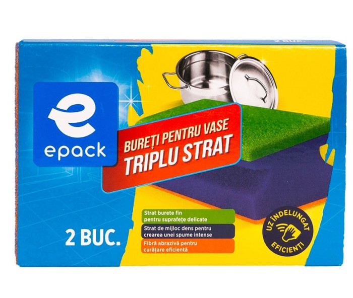 Bureti Vase Canelura Triplu Strat Epack, 2 Buc | Okazii.ro