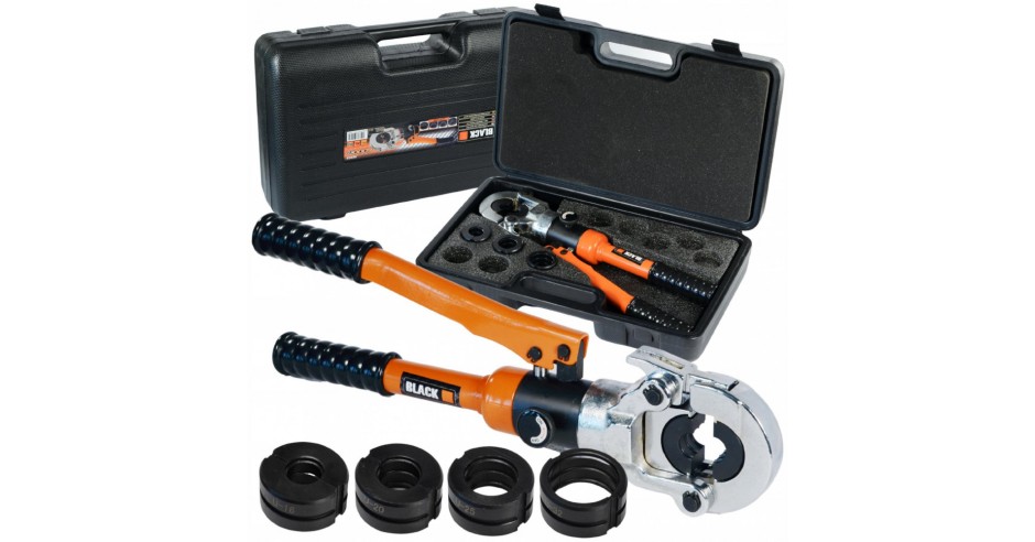 Trusa cleste hidraulic 6T sertizat tevi tip PEX cu bacuri 16-32mm ...