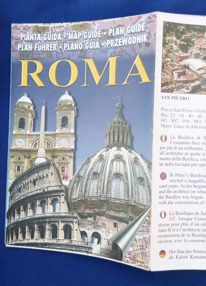 Harta color turistica a Romei | arhiva Okazii.ro