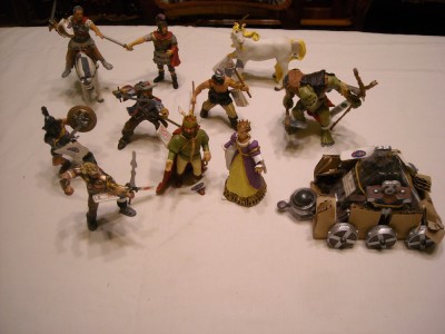 Papo - Cezar, barbari, gladiator, inorog, regi, capcaun, catapulta ...