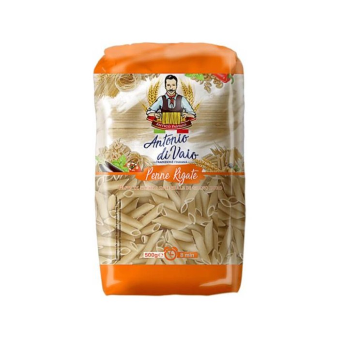 Paste Antonio Di Vaio Penne Integrale, 500g, Paste Grau, Paste Grau Dur ...