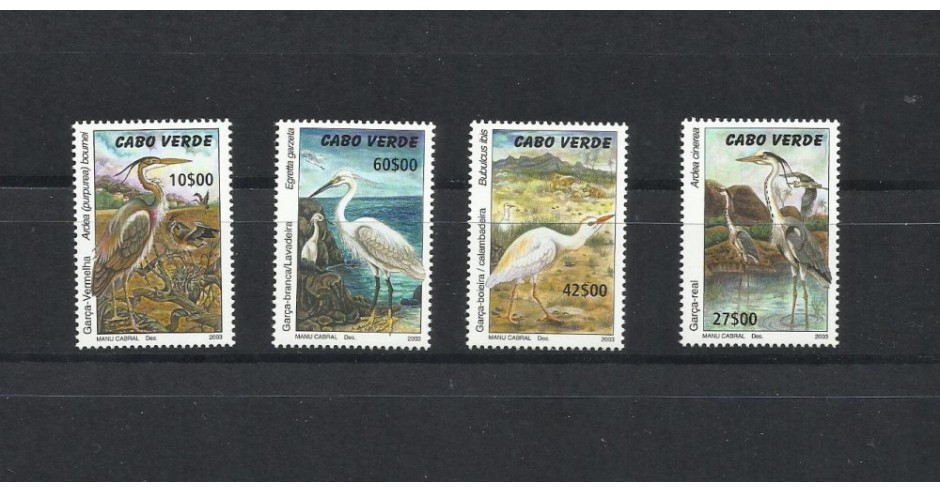 CAPUL VERDE 2003 FAUNA PASARI EGRETE SI STARCI, Nestampilat | Okazii.ro