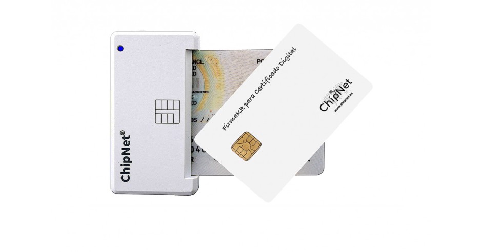 ChipNet Cititor de identificare electronica + Card criptografic digital ...