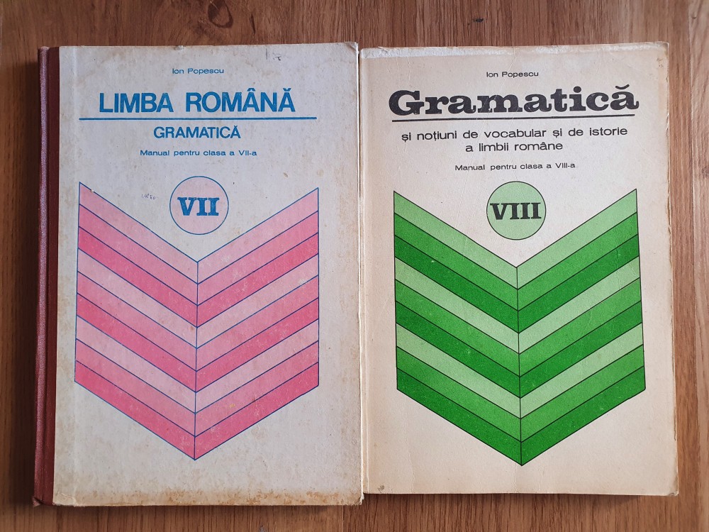 SET LIMBA ROMANA GRAMATICA MANUAL PENTRU CLASA A VII-A SI A VIII-A ...
