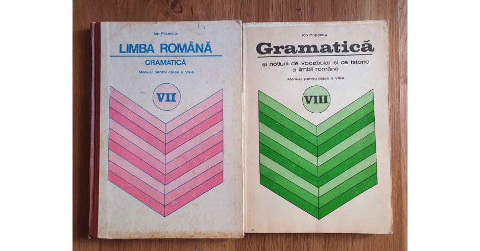 SET LIMBA ROMANA GRAMATICA MANUAL PENTRU CLASA A VII-A SI A VIII-A ...